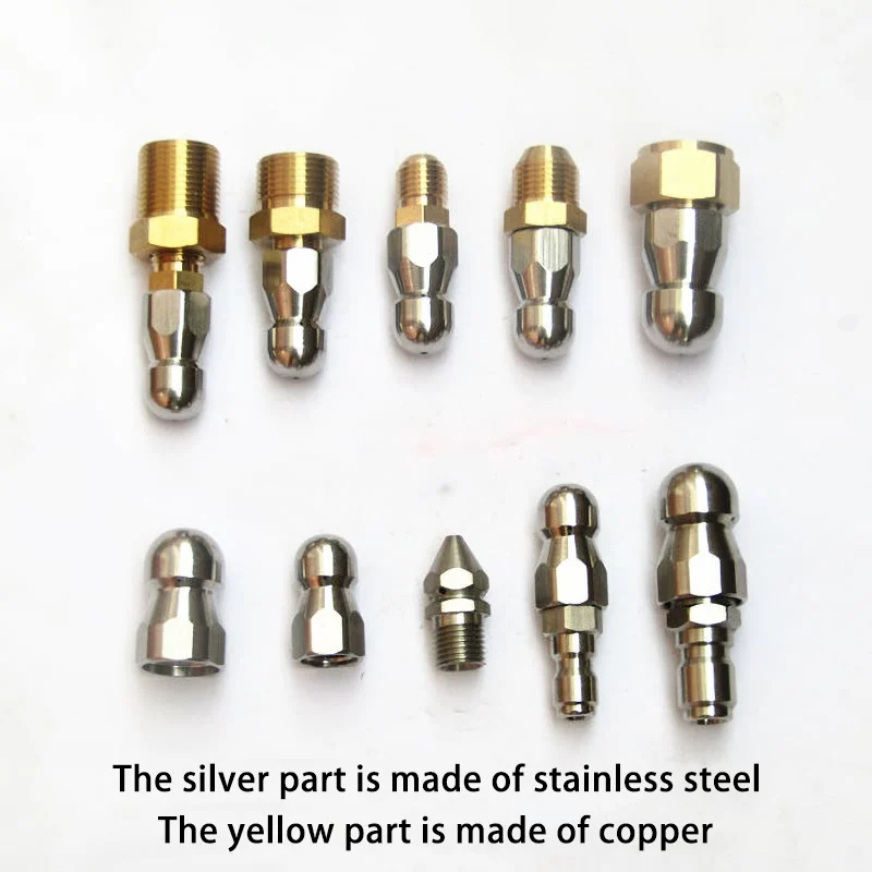 PULVERISATEUR,Rose--Buse de nettoyage de tuyau, nettoyeur à pression ...