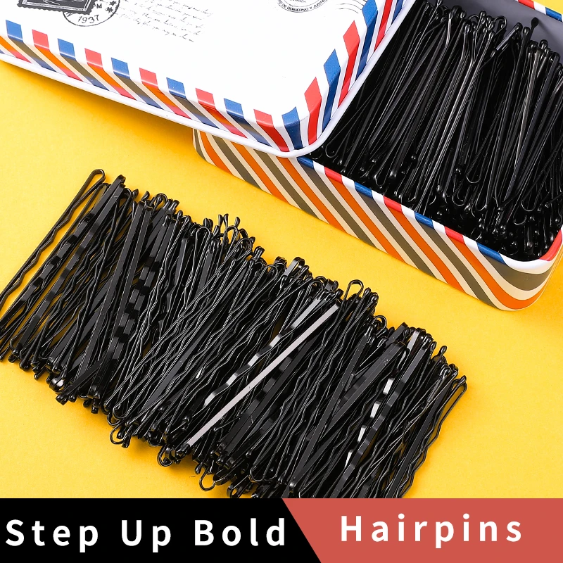 50pcs/set Black Hairpins For Women Hair Clip Lady Bobby Pins Invisible ...