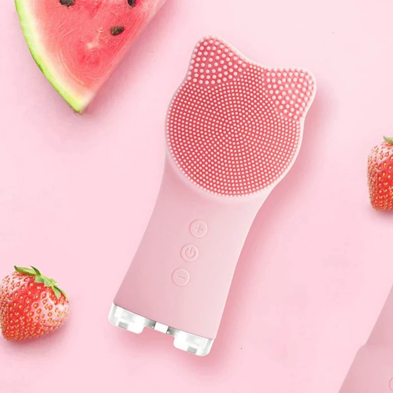 Instrumento de limpieza eléctrico instrumento poroso de limpieza facial artefacto impermeable ...