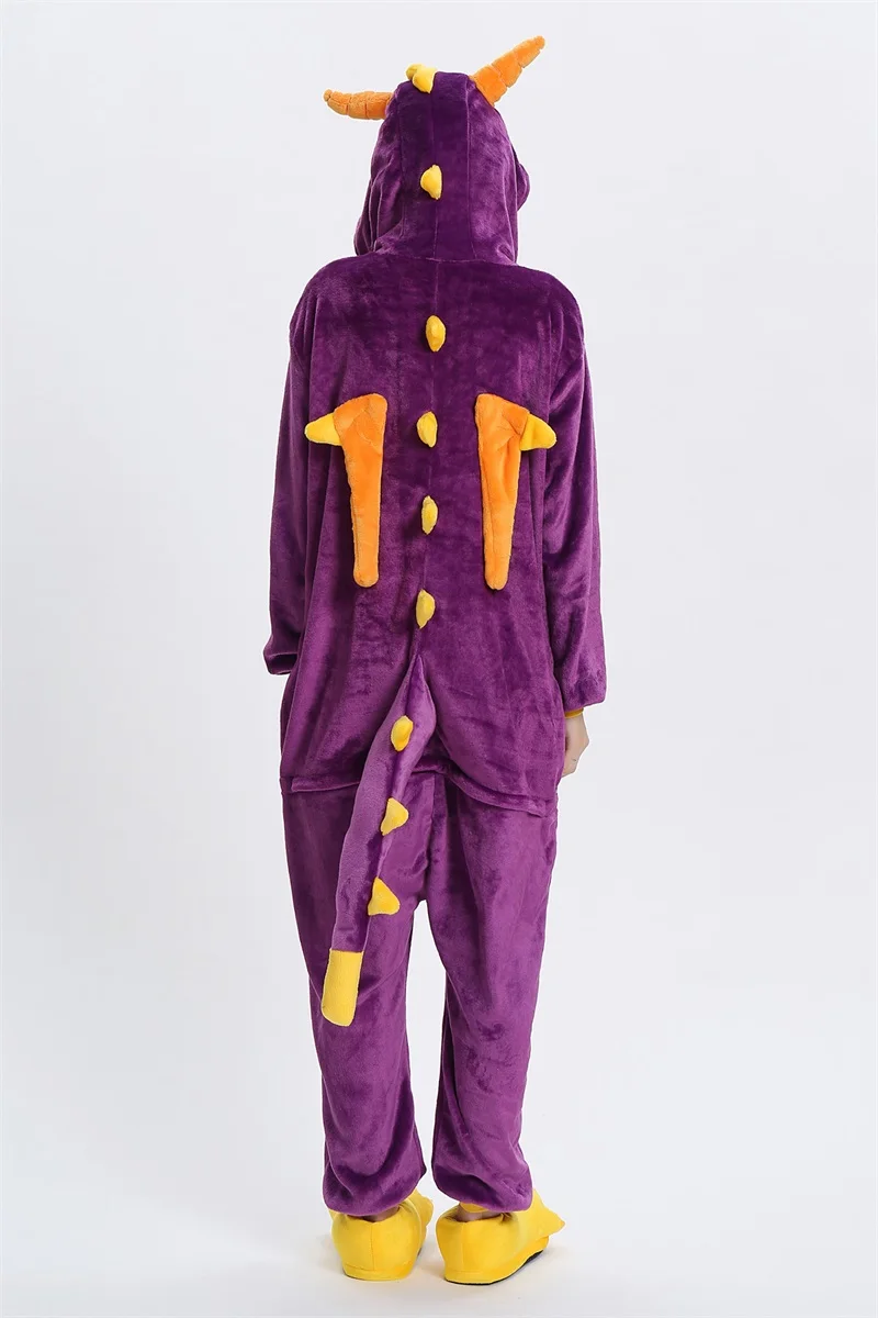 Spyro Dragon Cartoon Kigurumis Onesie Sleepwear Jumpsuit - KawaiiMerch.com