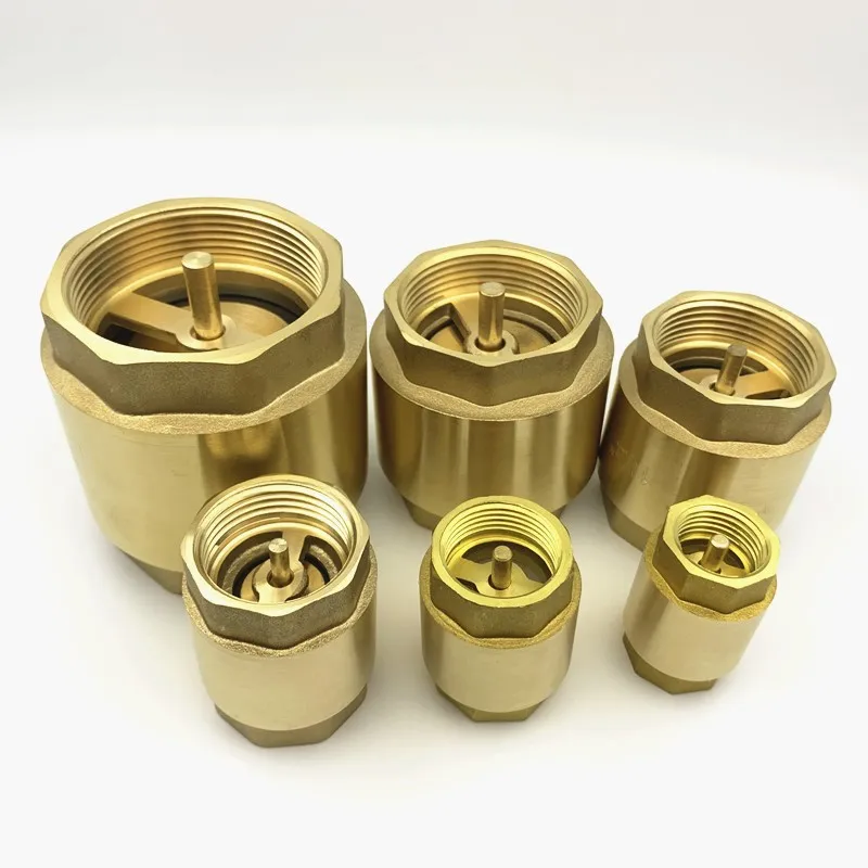 1pc-DN32-DN40-DN50-NPT-Brass-Female-Thread-In-Line-Spring-Check-Valve ...