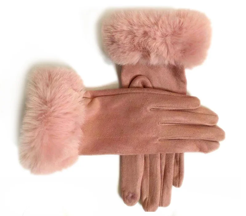 Gants-sous-gants,Gant de conduite en cuir suédé pour femme,Faux cuir ...