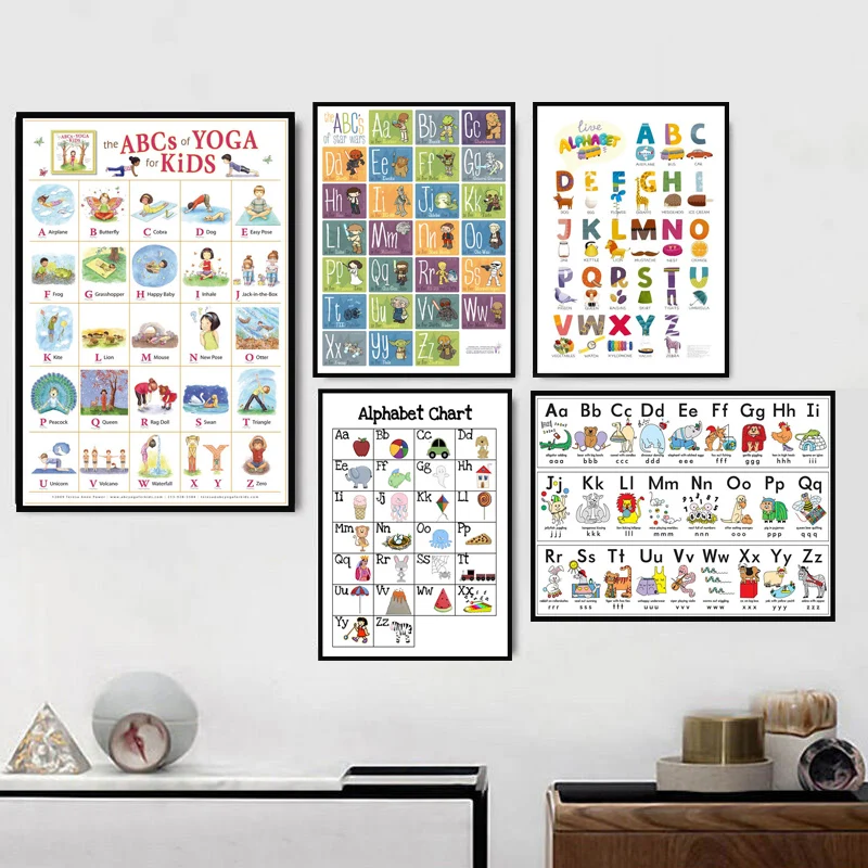 Abc Yoga For Kids Poster