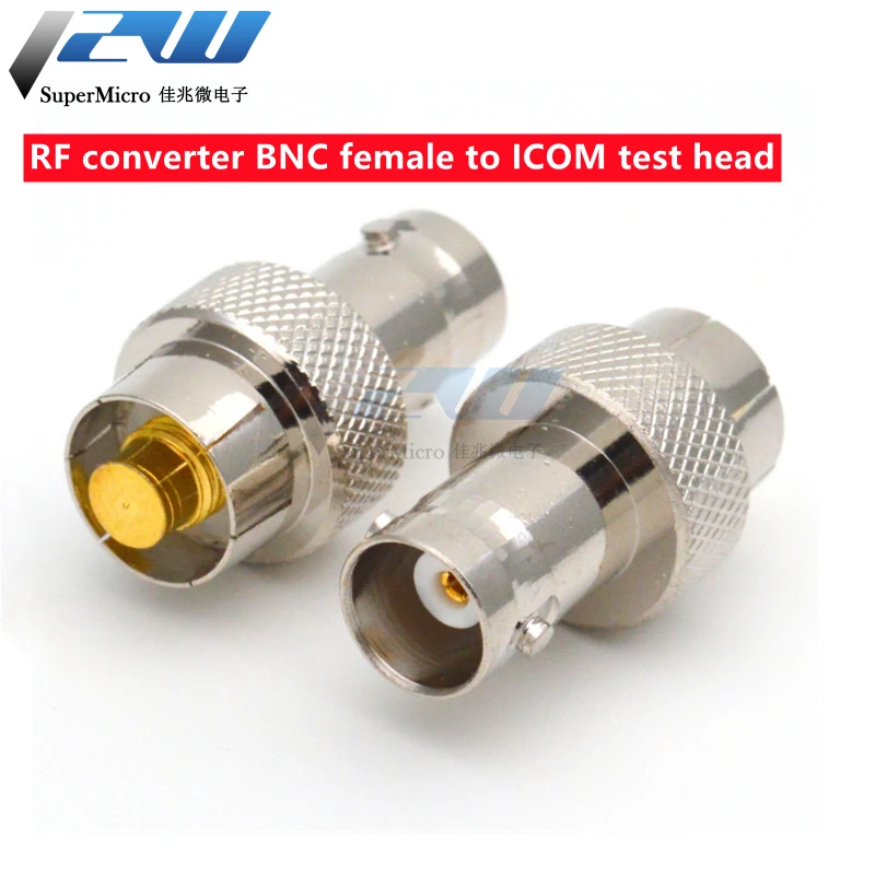 1 PCS RF Copper BNC Female to ICOM Antenna Test Head BNC Female to Flat ...