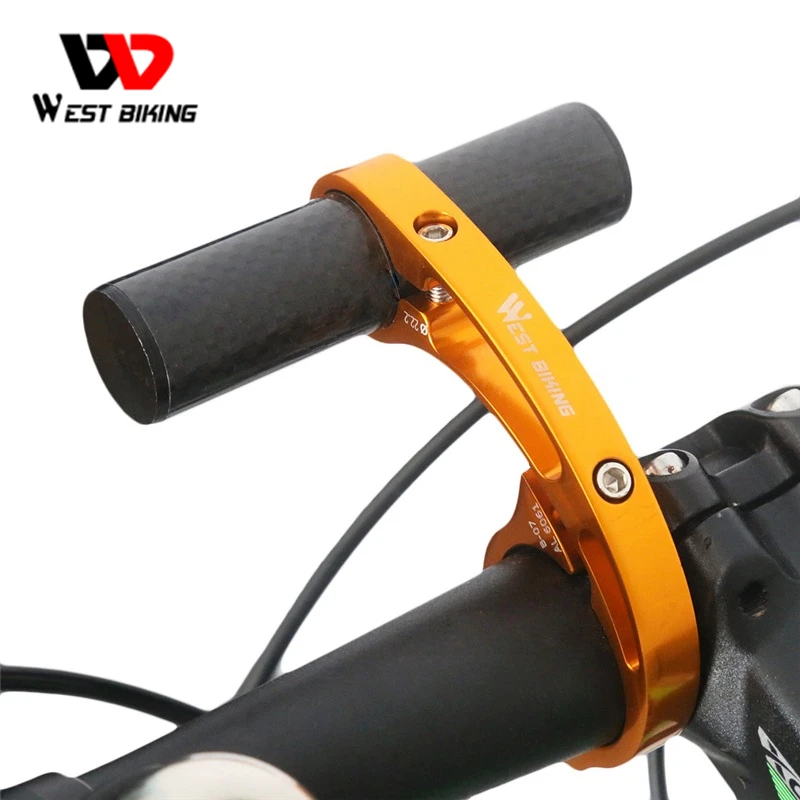 MTB Bike Bicycle HandleBar Lamp Bracket Holder Phone Extender Mount ...