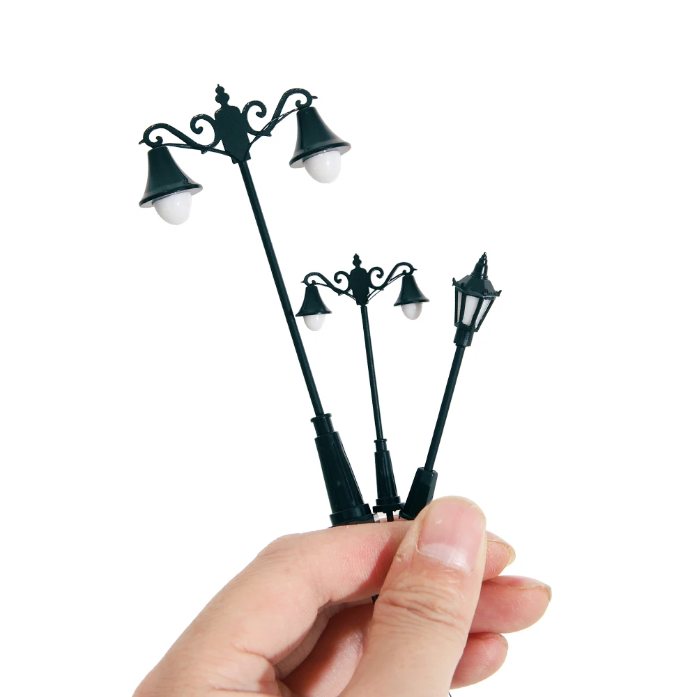 Ho-N-Schaal-Model-Spoorweg-Treinlamp-Straat-12V-Led-Verlichting ...