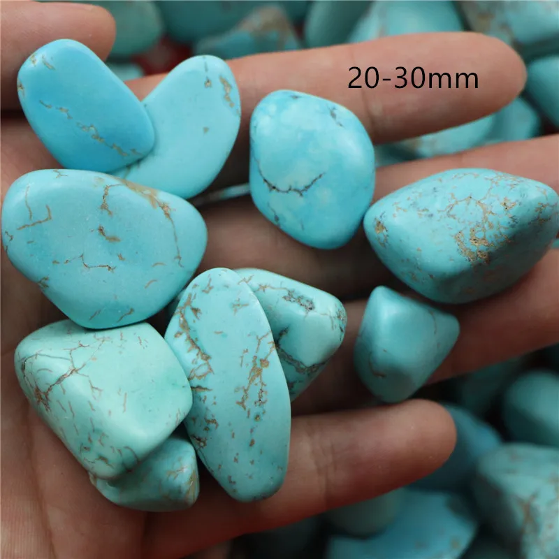 100g-2-Sizes-Artificial-Turquoise-Quartz-Crystal-Stone-Rock-Gravel ...