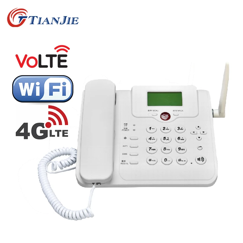 Tianjie W101l 4g Wifi Router Gsm Telephone Volte Landline Hot Spot Desk ...