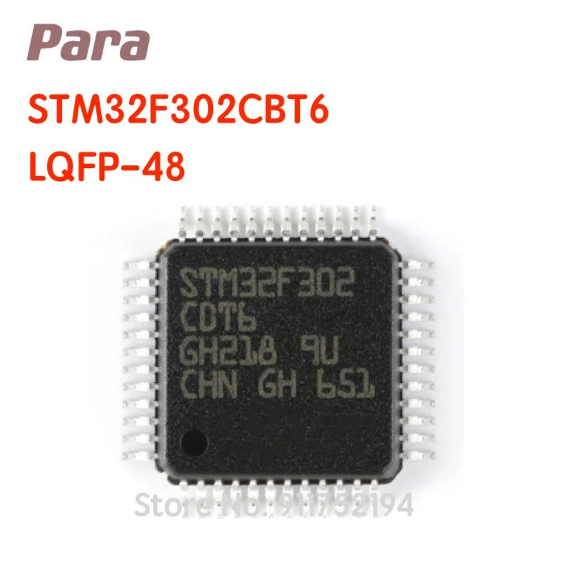 STM32F302CBT6 LQFP 48 ARM Cortex M4 series, microcontrolador IC de 32 bits, 72MHz, 128KB (128K x ...