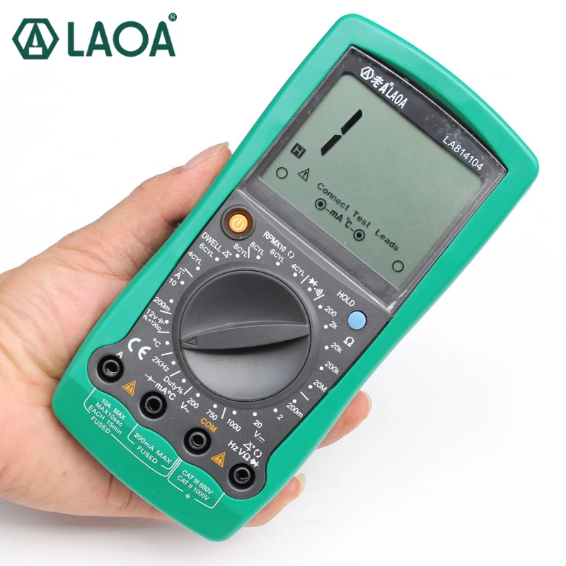 LAOA Automobile Digital Multimeter Professional Car Repair Multimeter ...