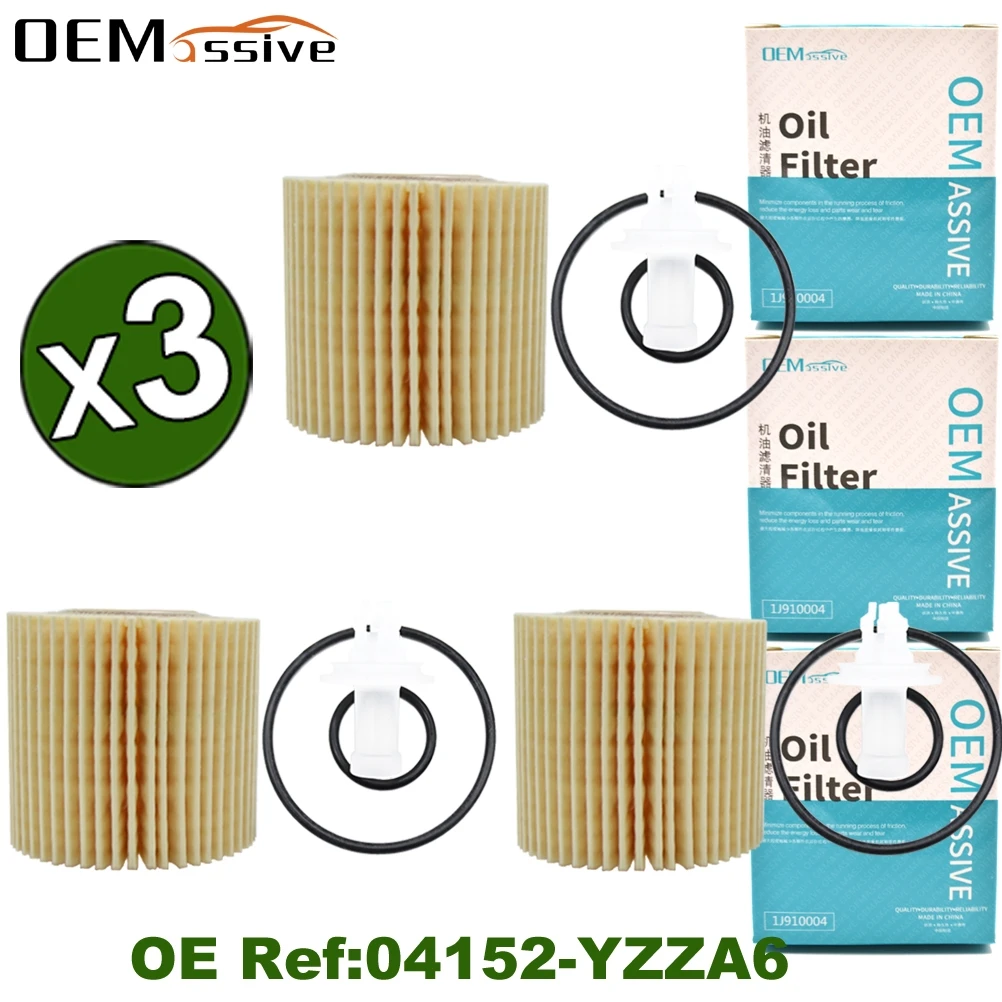3x-Oil-Filter-For-Toyota-Prius-V-Lexus-CT200h-2012-2013-2014-2015 ...