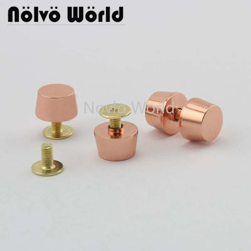 8 pieces test, small size small quantity metal studs bag handle rivets ...