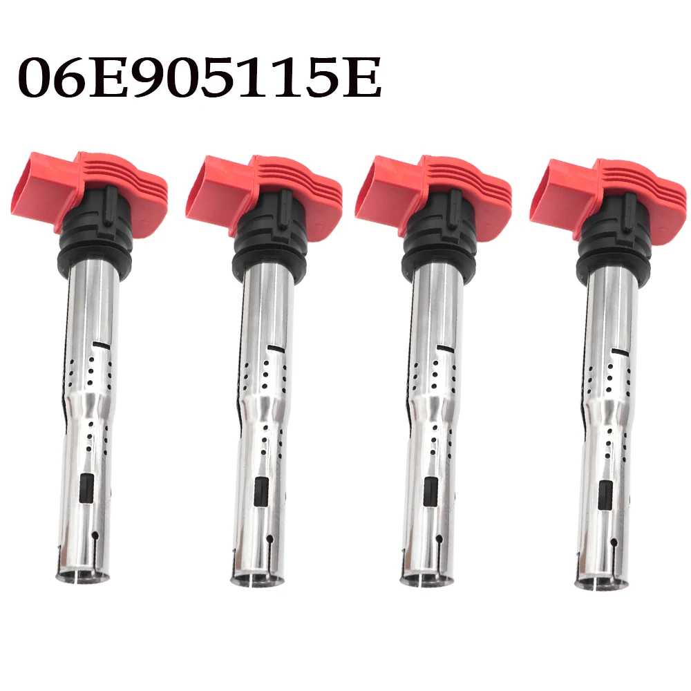 4 개/대 06E905115E 점화 코일 VW Jetta Golf Passat Tiguan CC Audi A3/4/5/6/7/8 ...