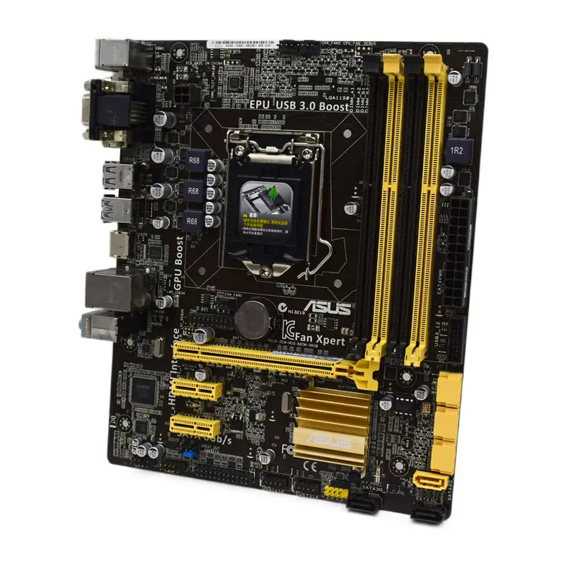 ASUS B85M-G R2.0 LGA1150 Intel B85 B85M Desktop PC Motherboard DDR3 16G ...