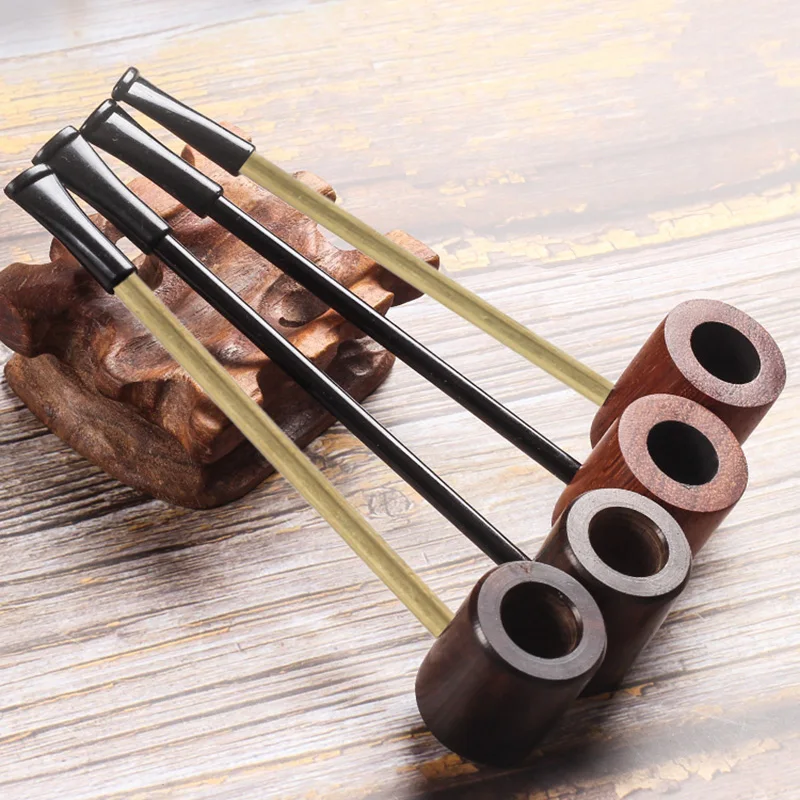 Ebony-Wood-Pipe-Smoking-Pipes-Portable-Smoking-Pipe-Herb-Tobacco-Pipes ...