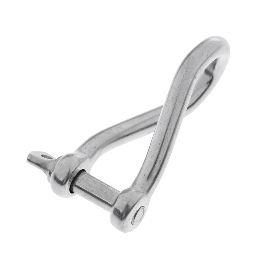 1 Pcs 8mm Yacht Boat Twisted Anchor Shackle Corrosion Resistance 316 ...