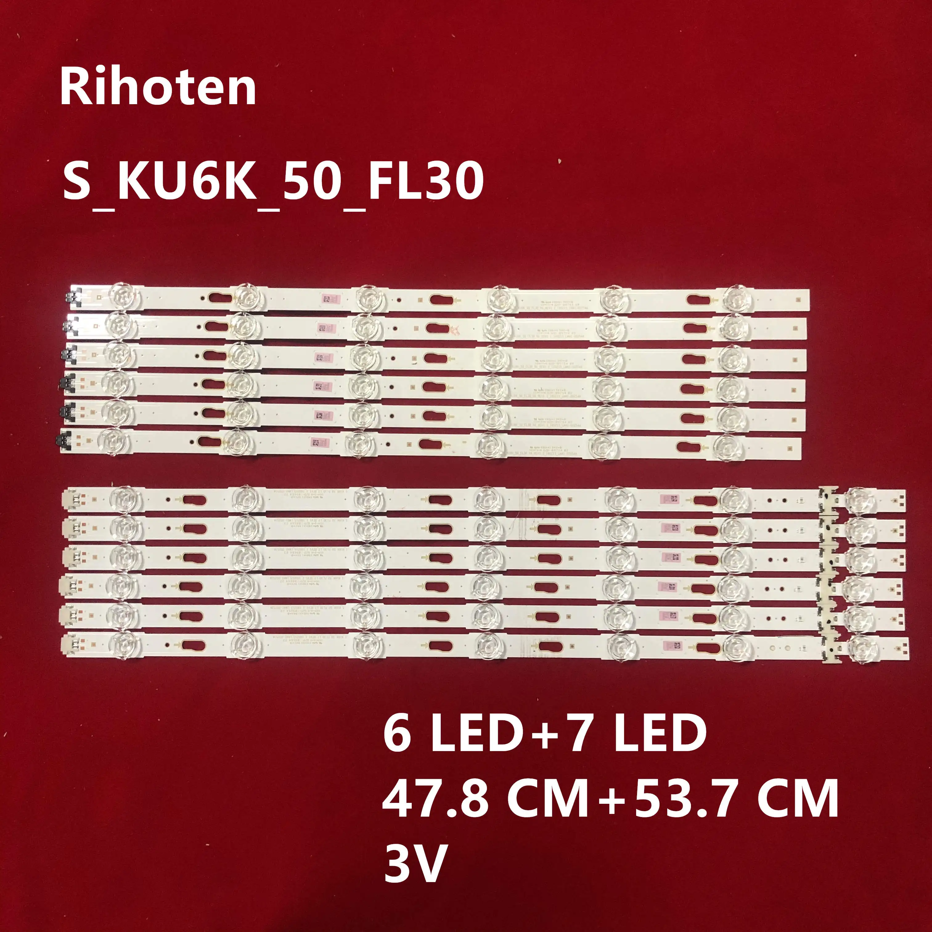 1006mm 13 Led Backlight Lamp Strip For Samsung Un50ku6300 50'' Tv Lm41 ...