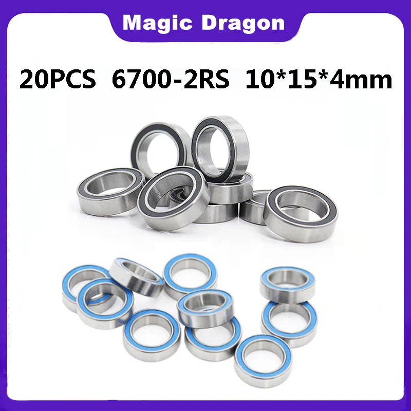6700 20pcs Abec-5 6700-2rs High Quality 6700rs 6700 2rs Rs 10x15x4 Mm ...