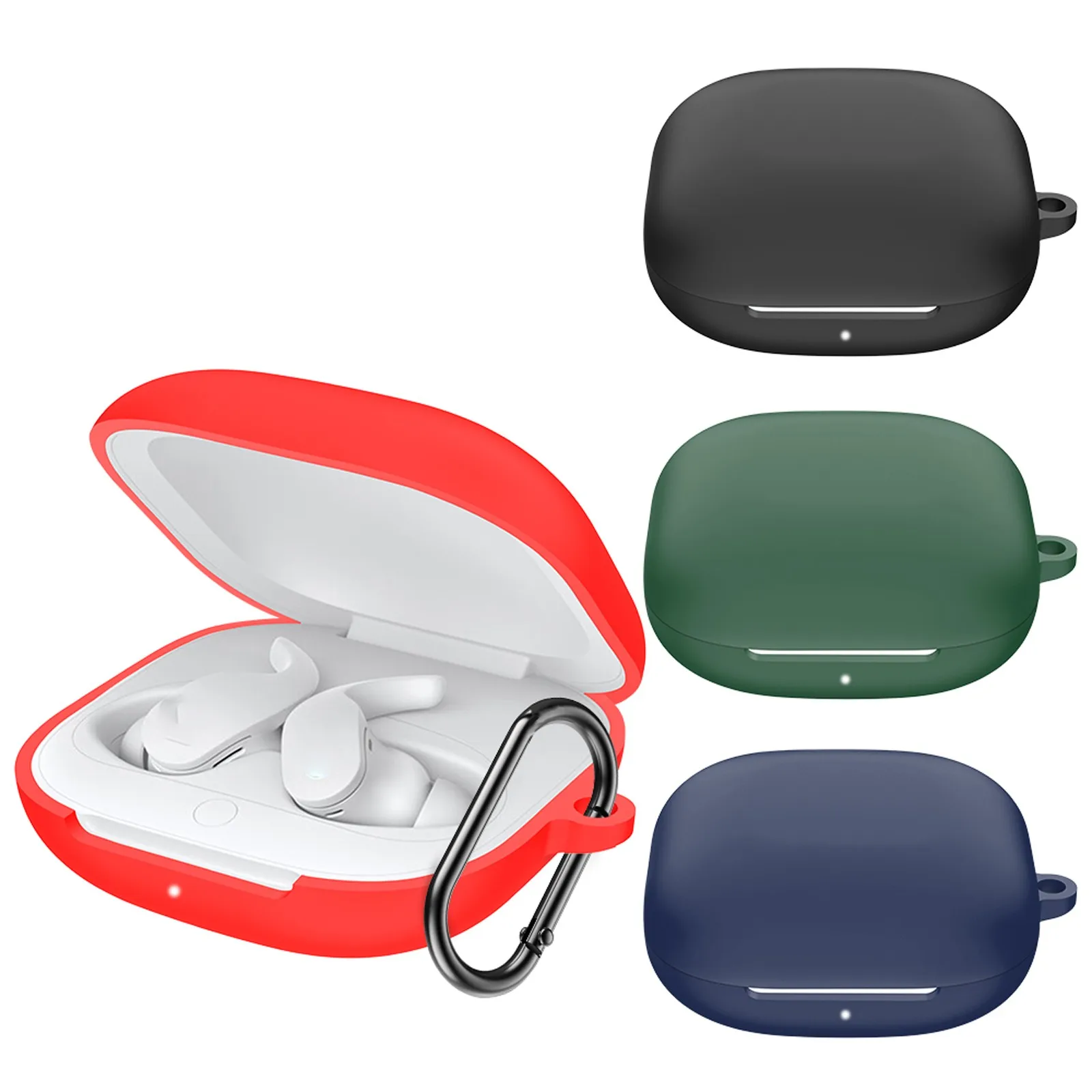 For Beats Fit Pro 2021 Case New Headset Cover Silicone Solid Color Soft
