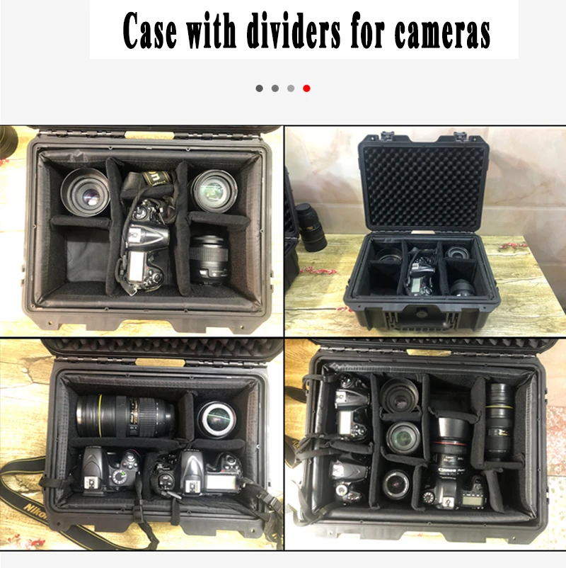 Hard-waterproof-plastic-cameras-case-with-dividers-inside-350-250-160 ...