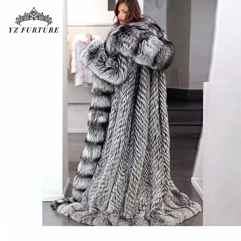 Real Fur Coat grey fox rex rabbit - munimoro.gob.pe