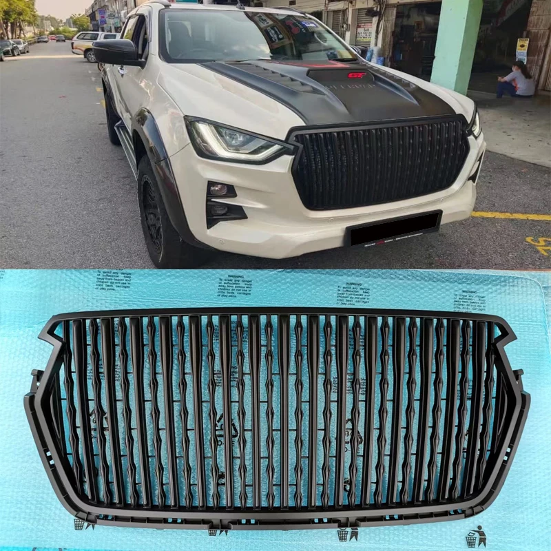 ABS-Car-Racing-Grills-For-Isuzu-Dmax-D-max-2020-2021-2022-Front-Grilles ...