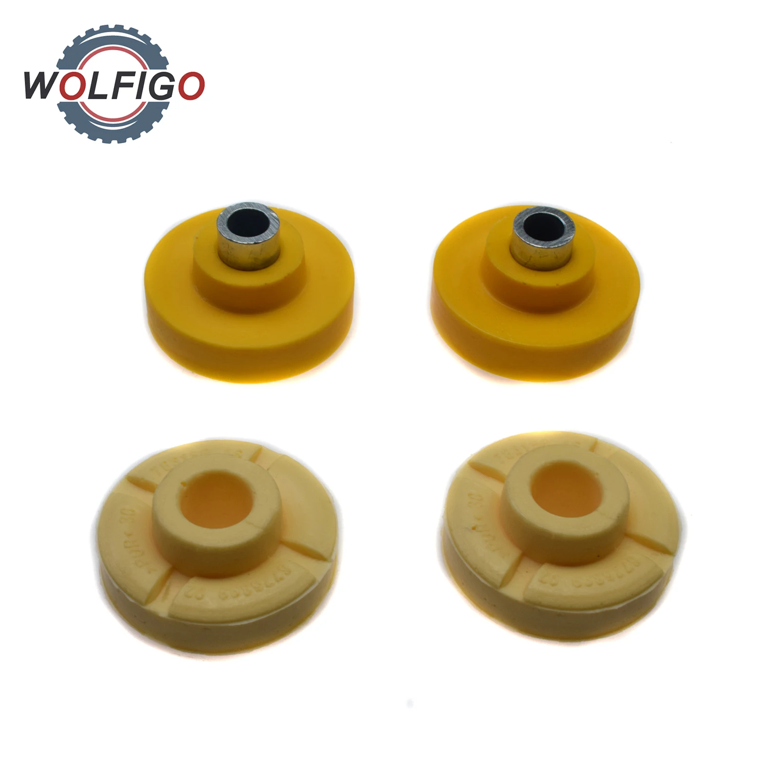 WOLFIGO Upper Lower Rear Shock Strut Support Mount Bushing for BMW X5 ...