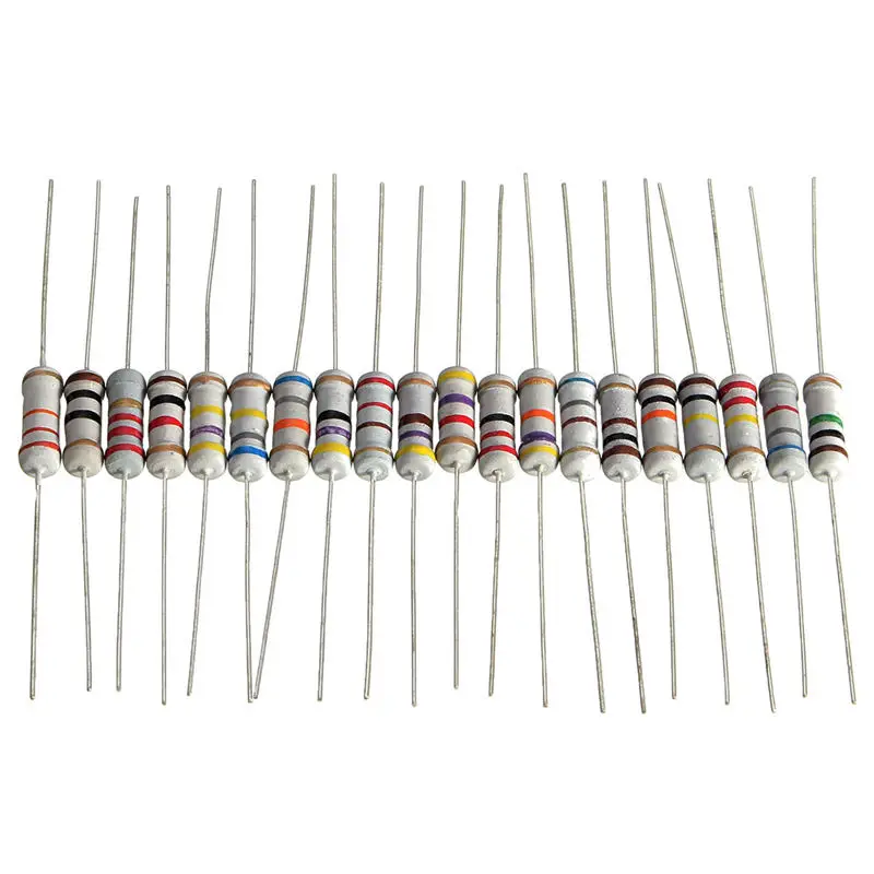 200pcs/lot 20Values *10Pcs Carbon film resistor Pack 1W 5% 10 ohm 1M ...