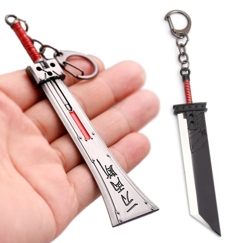 Final-Fantasy-7-VII-Remake-Sword-Keychain-Cloud-Strife-Buster-Zack-Fair ...