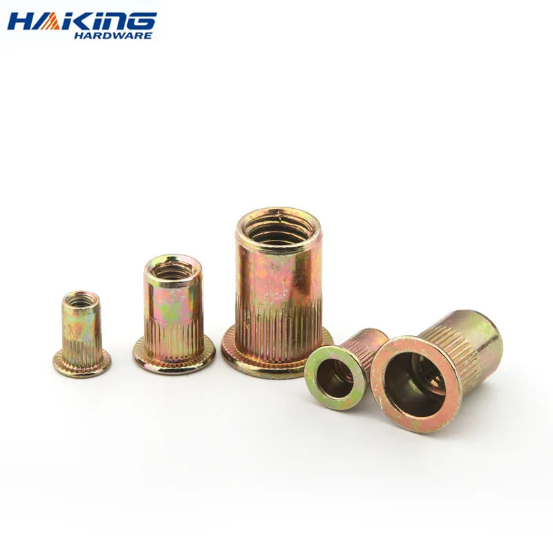 10-50X M3 M4 M5 M6 M8 M10 M12 Zinc Plated Carbon Steel Knurled Nuts ...