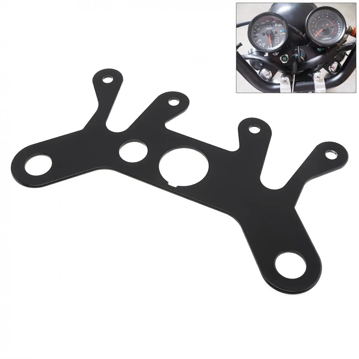 Motorcycle Bracket Black Odometer Mount Stand Tachometer Bracket ...