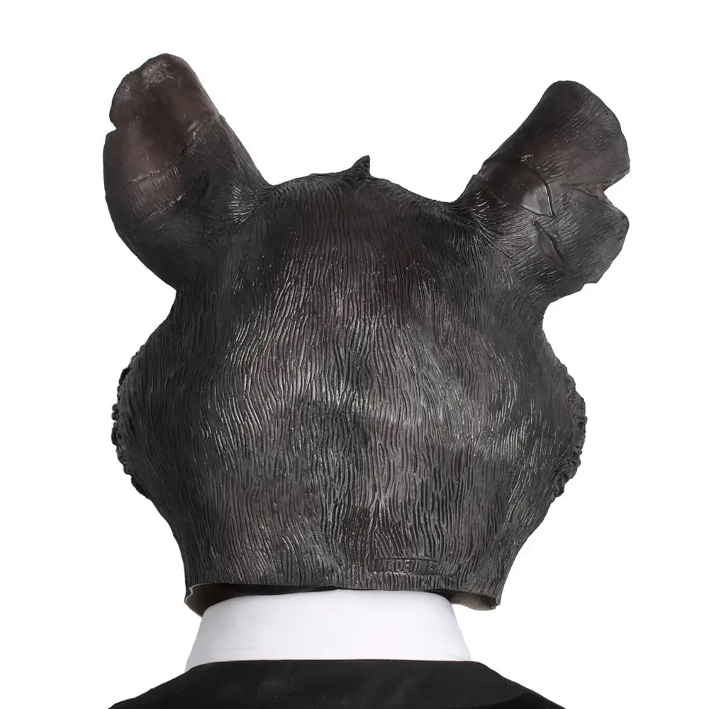 Halloween Costume Masquerade Party Mouse Full Head Mask Animal Cosplay ...