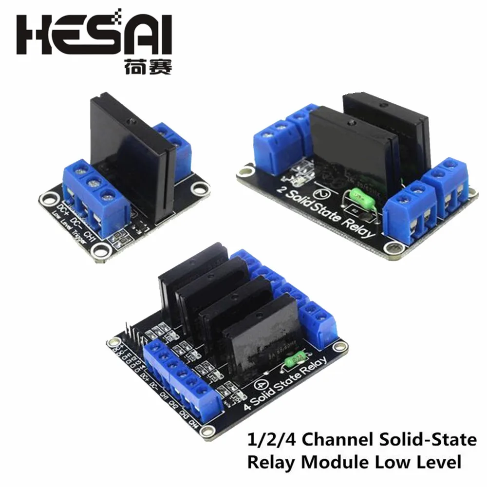 Smart Electronics DC 5V 1/2/4 Channel Solid State Relay Module Low ...