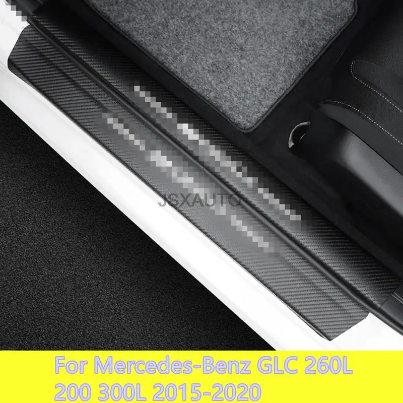 For Mercedes-benz Glc 260l 200 300l 2015-2020 Door Sill Strip Inside ...