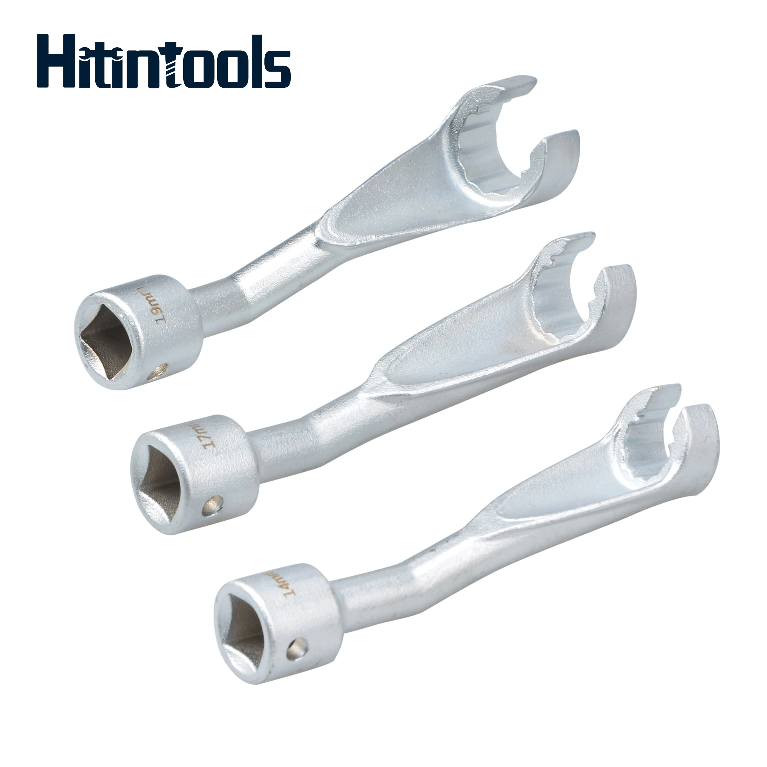 3pc 1/2"Dr Fuel Injector Line Injection Socket Set 14 17 19mm For BMW ...