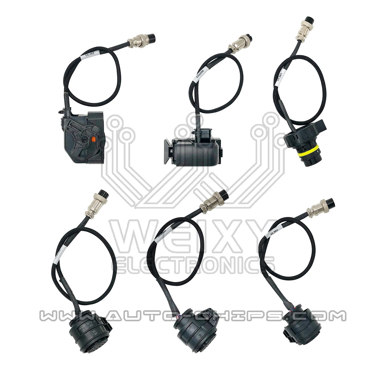 VAG DQ200 DQ250 DQ500 VL381 DL382 DL501 DSG test platform cable kit for ...