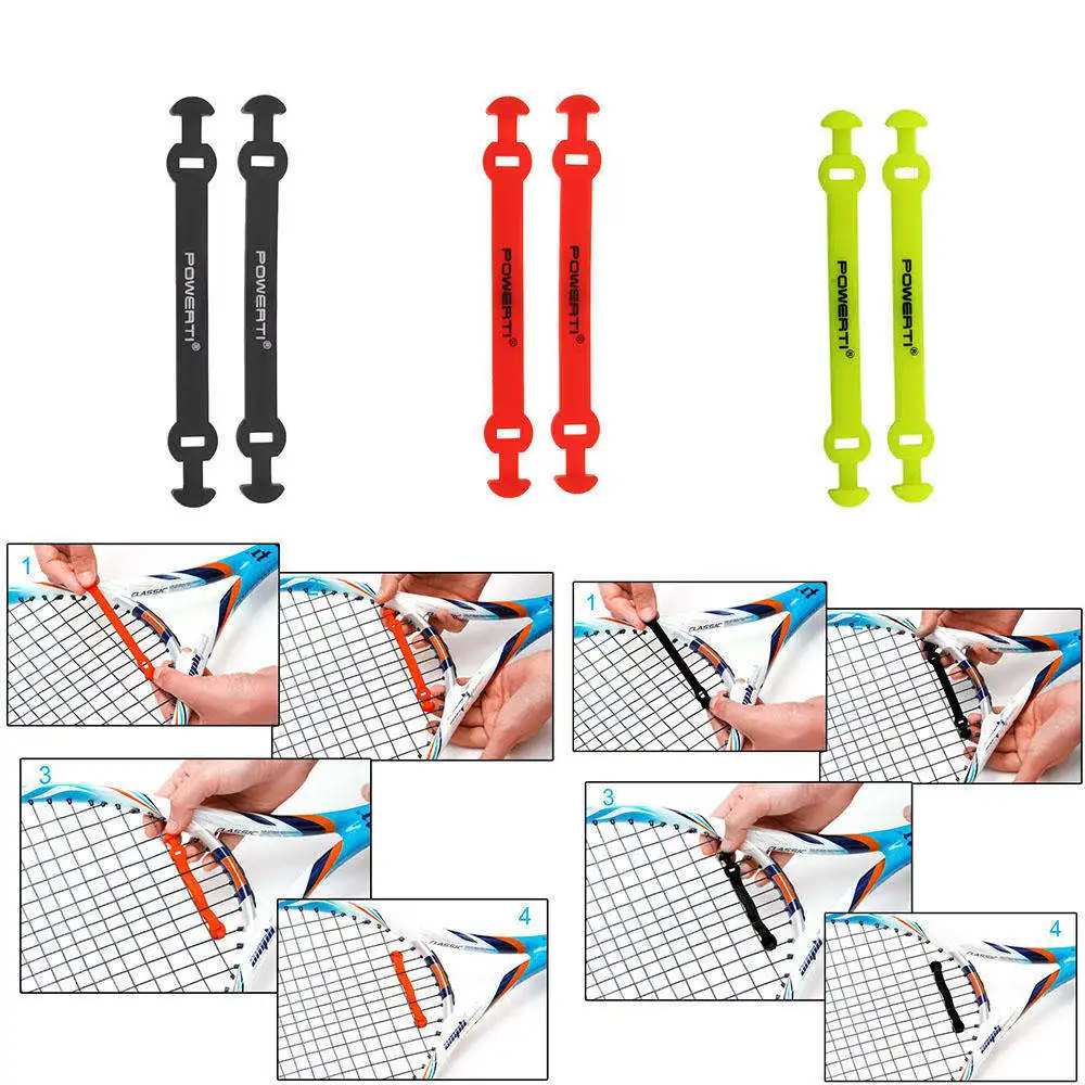 6pcs Silicone Tennis Shock Absorber Racquet Vibration Dampener ...