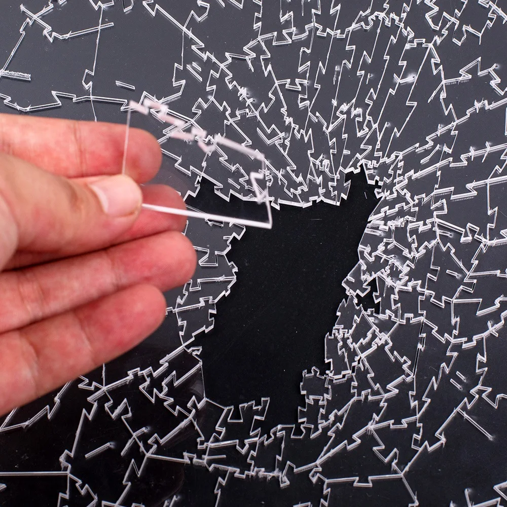 Impossible Puzzle Toys Acrylic Broken Glass Jigsaw Puzzle Challenge ...