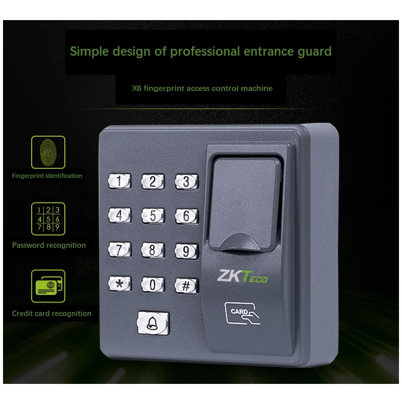 Biometric Fingerprint Access Control Intercom Machine Digital Electric ...