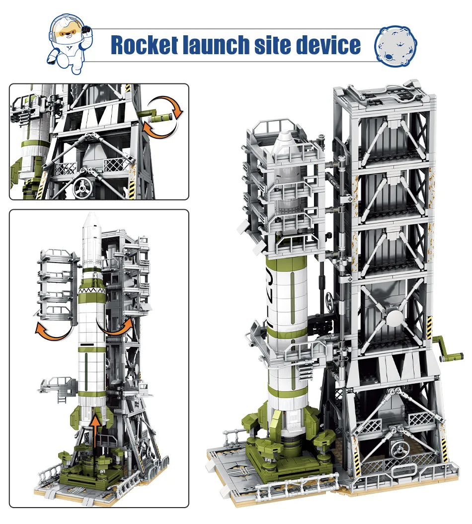 SEMBO Block Aviation Rocket Building Blocks - Building Toys