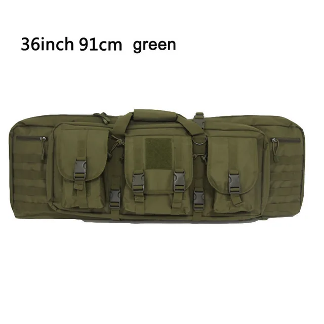 Tactical 36'' 90cm Double Rifle Bag Case for M4 Ak47 AR 15 Carbine ...