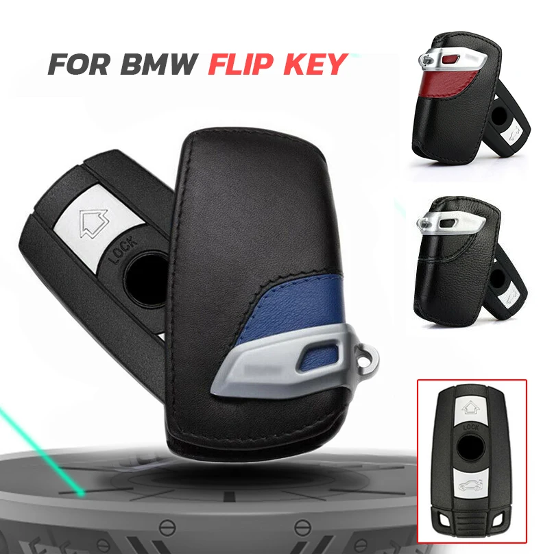 Car Key Case Genuine Leather For Bmw E90 E30 E60 E34 E36 E38 E39 E46 ...