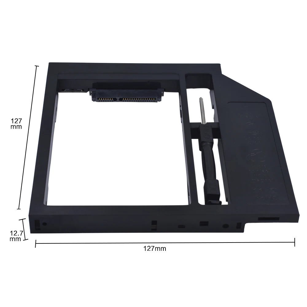 Tishric Plastic Sata 3.0 2.5" Hdd Caddy Hard Disk Adapter Box Enclosure ...