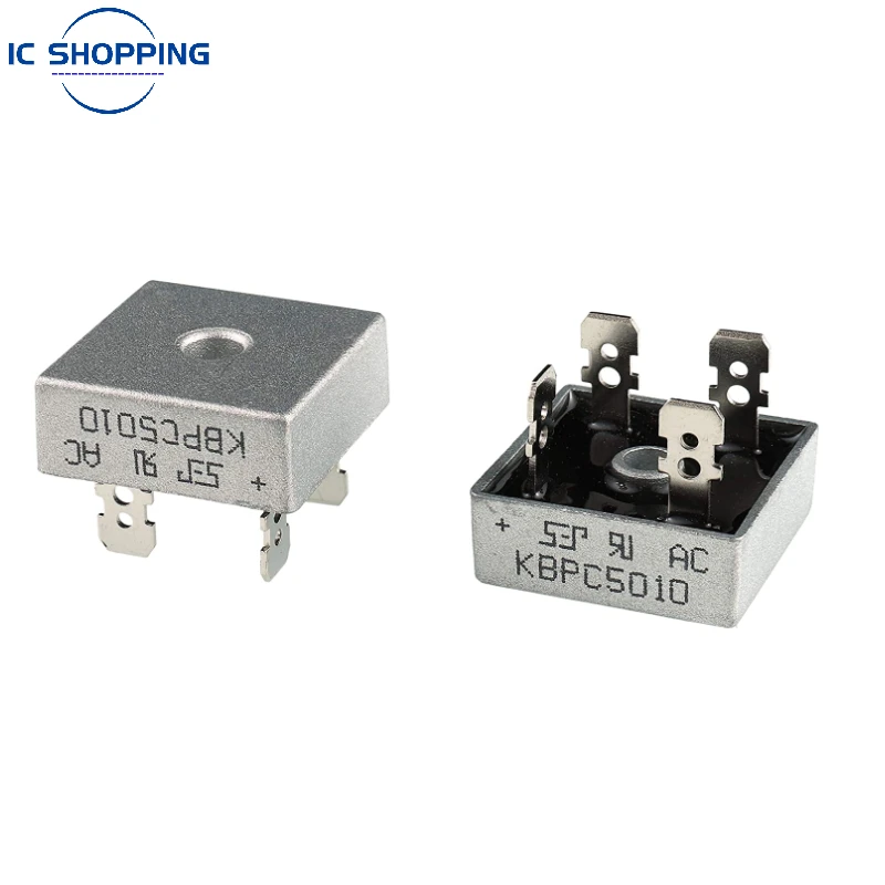 2pcs/lot Kbpc5010 50a 1000v Bridge Rectifier Can Replace Kbpc3510 ...