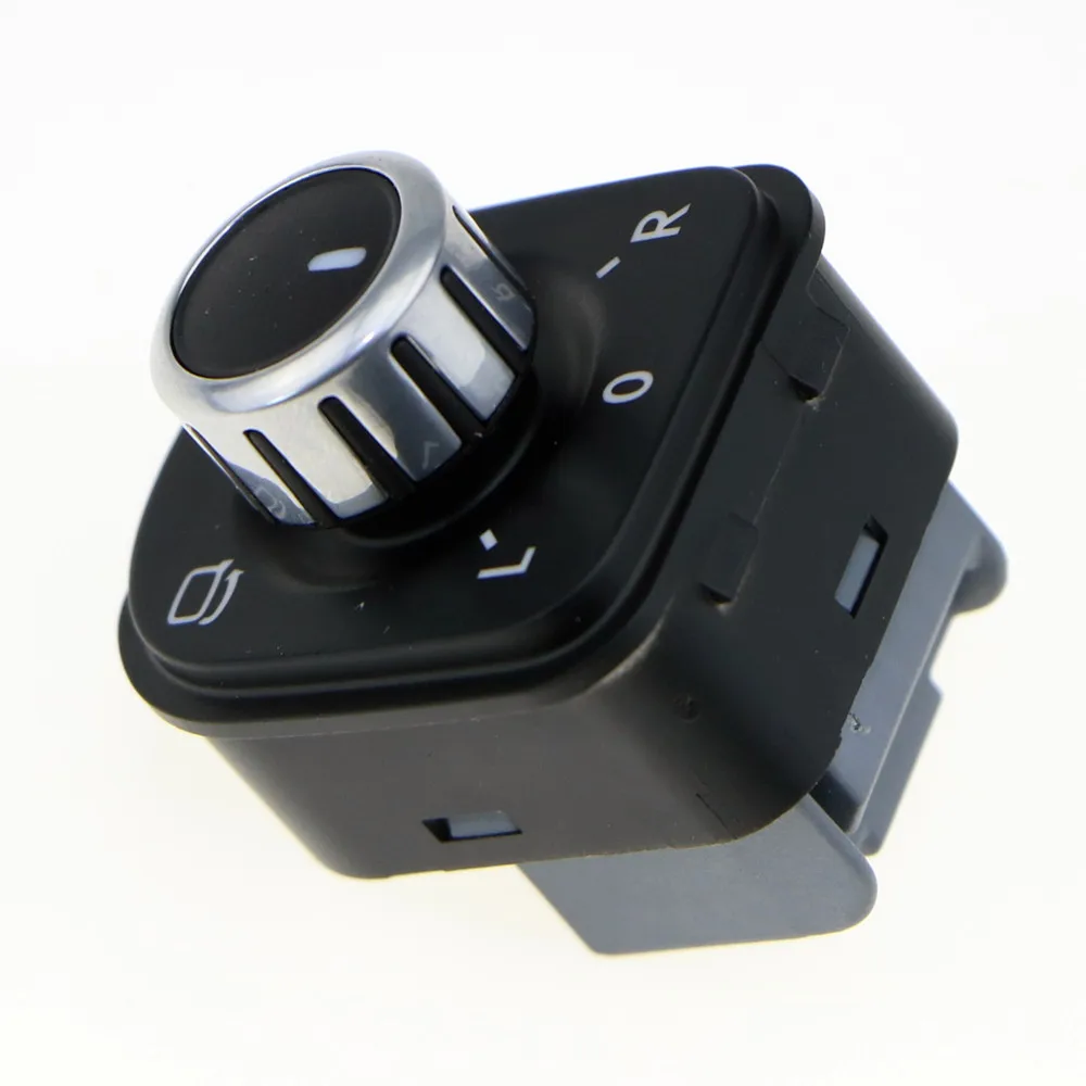 5K0959565 5ND959565A 크롬 사이드 미러 스위치 접이식 컨트롤 버튼 VW Passat 골프 MK5 MK6 토끼 ...