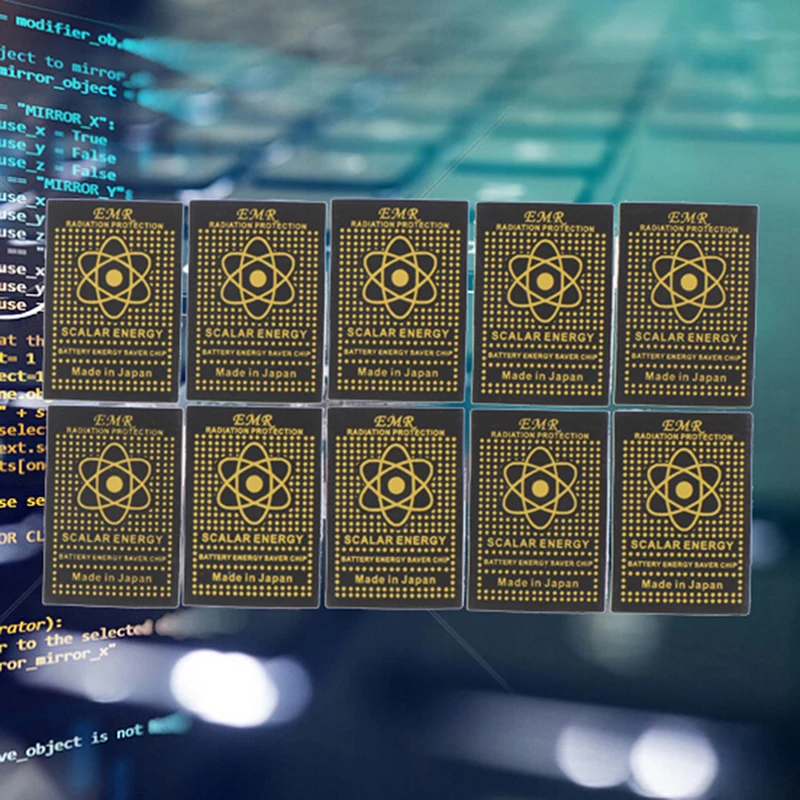 10pcs EMR scalar energy mobile phone Sticker Anti Radiation chip ...