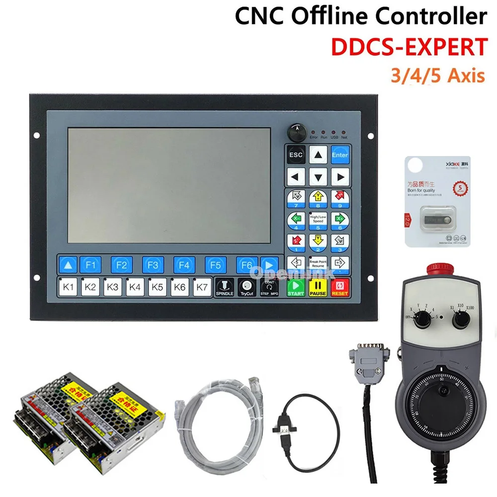 อัพเกรดใหม่ CNC ออฟไลน์ Controller DDCS EXPERT 3/4/5แกน1MHz รหัส G ...