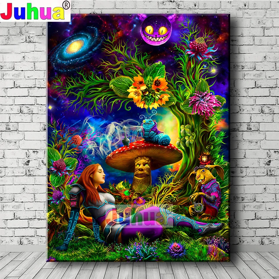 Psychedelic Alice In Wonderland