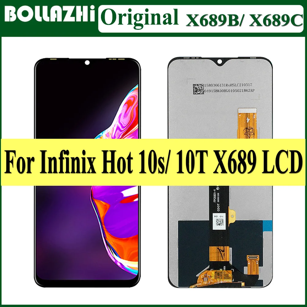 6-82inch-New-X689-LCD-For-INFINIX-HOT-10T-10S-X689C-x689D-LCD-Display ...