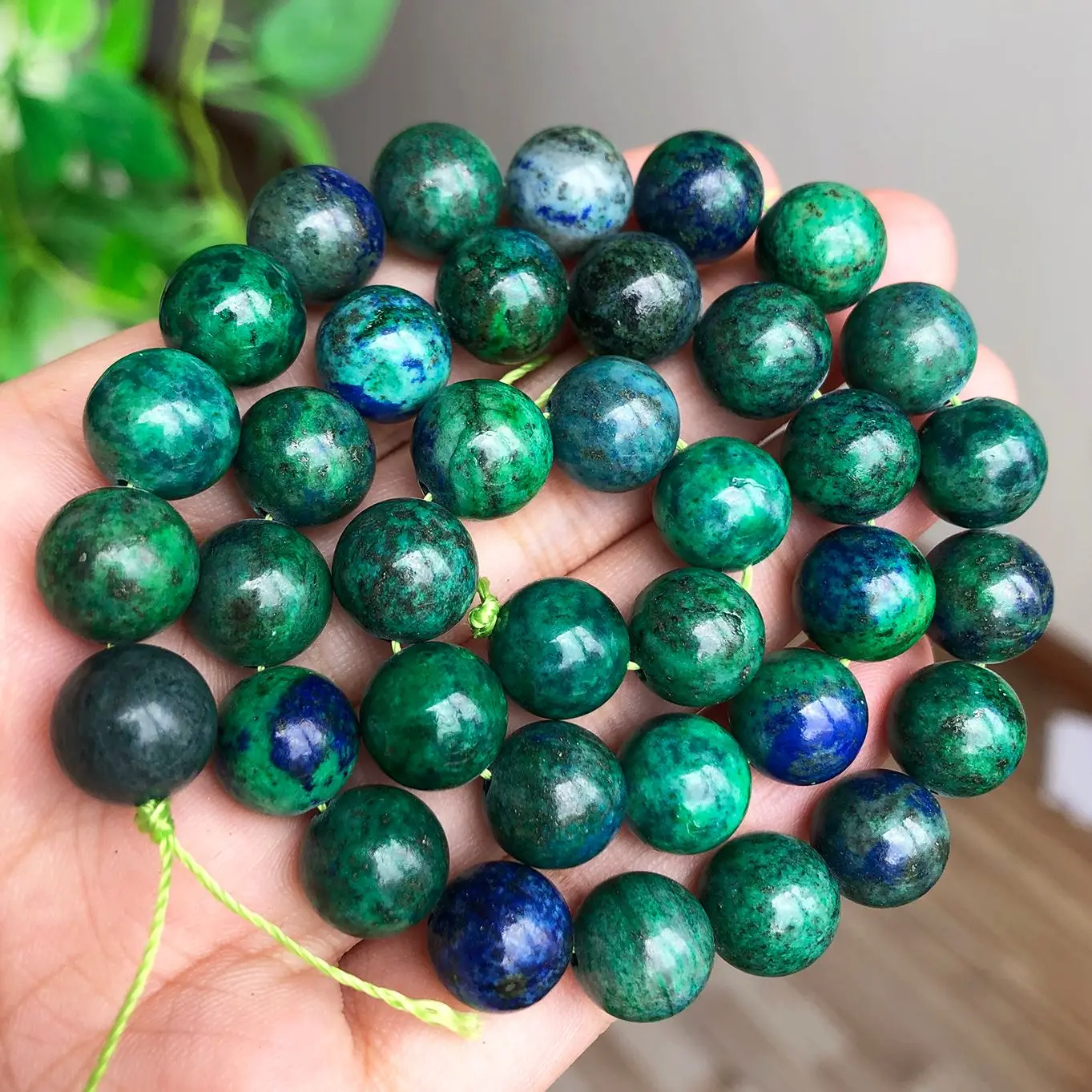 Azurite Malachite Beads
